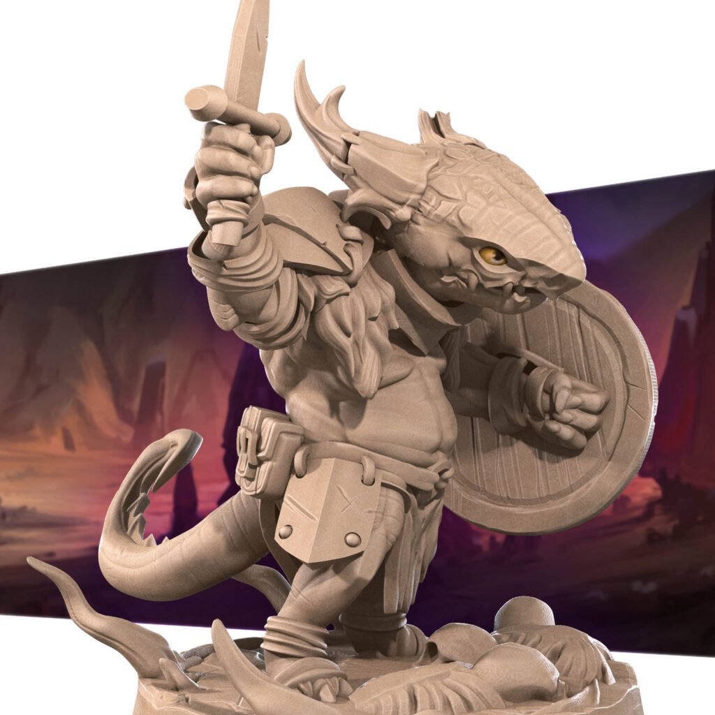 Kobold Barbarian - Little Legends Minis