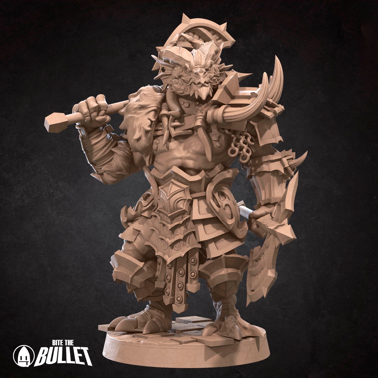Dragonborn Barbarian - Little Legends Minis