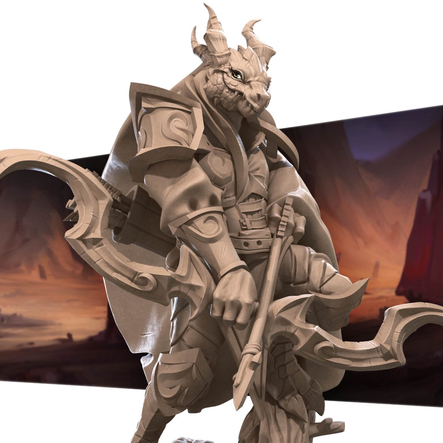 Dragonborn Ranger - Little Legends Minis