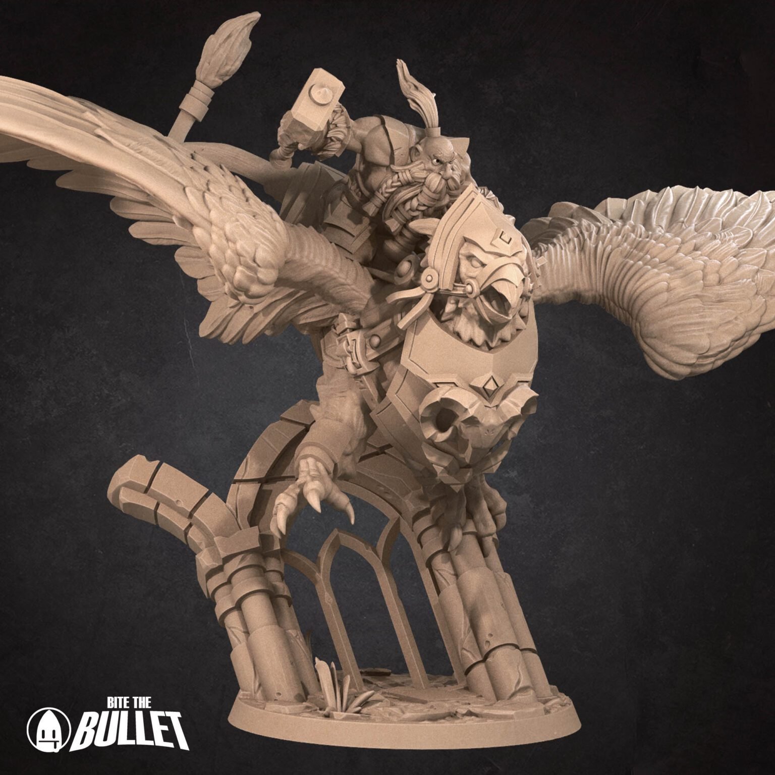 Dwarf Gryphon Master - Little Legends Minis