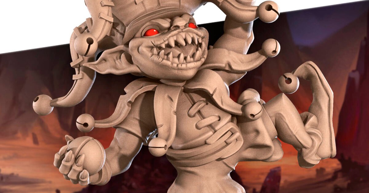 Jennis, the Goblin Jester - Little Legends Minis