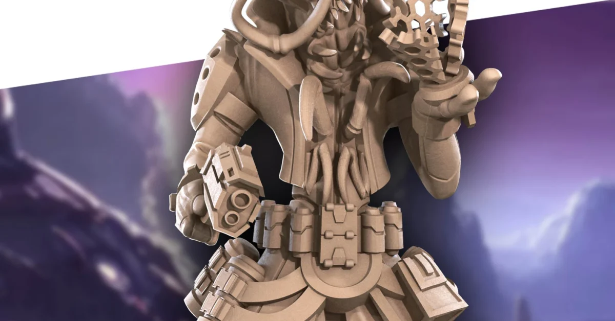 Space Locust Technomancer - Little Legends Minis