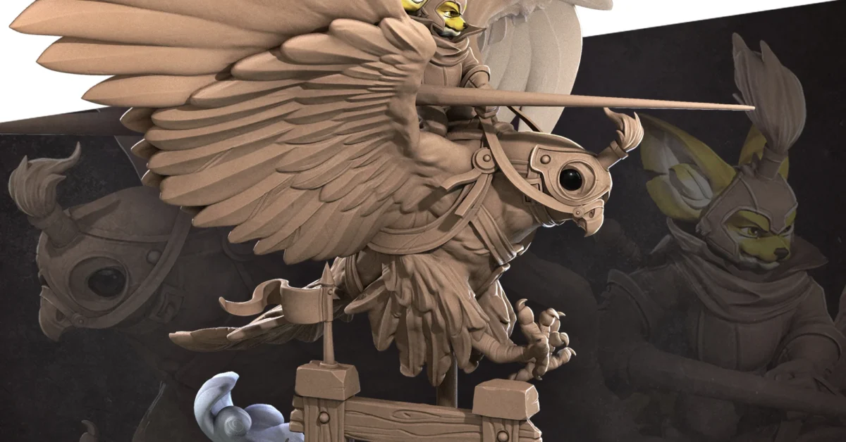Kennet, the Flying Jouster - Little Legends Minis