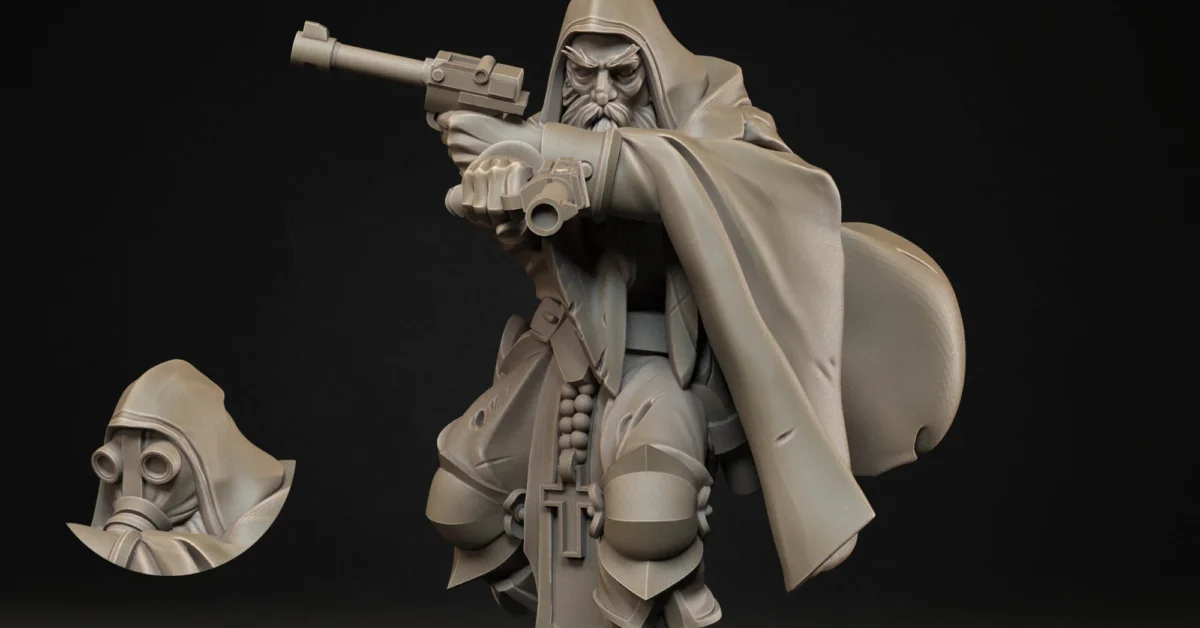 Sniper Priest (Pistols) - Little Legends Minis